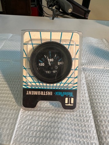 NOS BOAT 120-240 Degree WATER TEMP GAUGE 56933P TELEFLEX 12 vdc, code D ...
