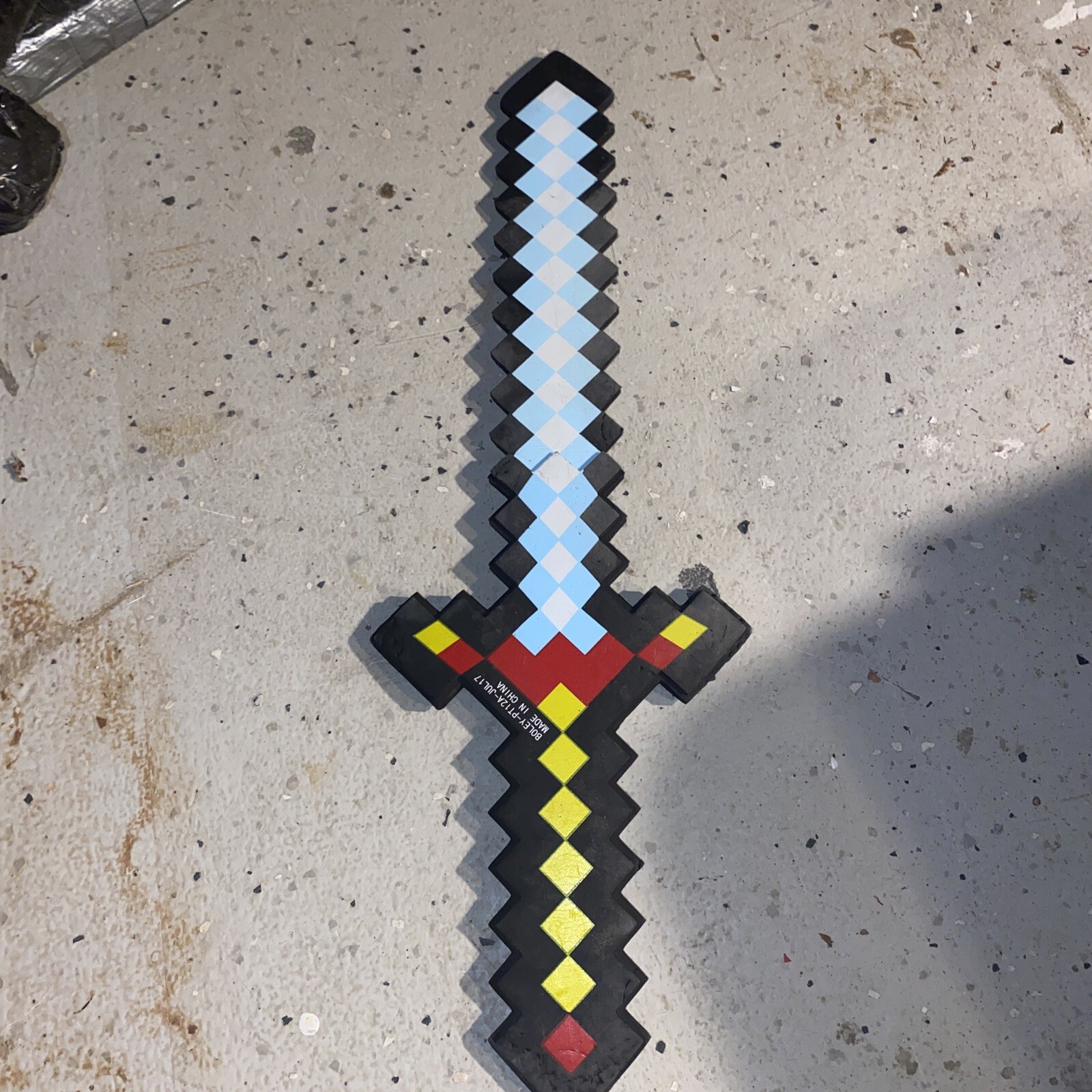 Perler Minecraft Sword