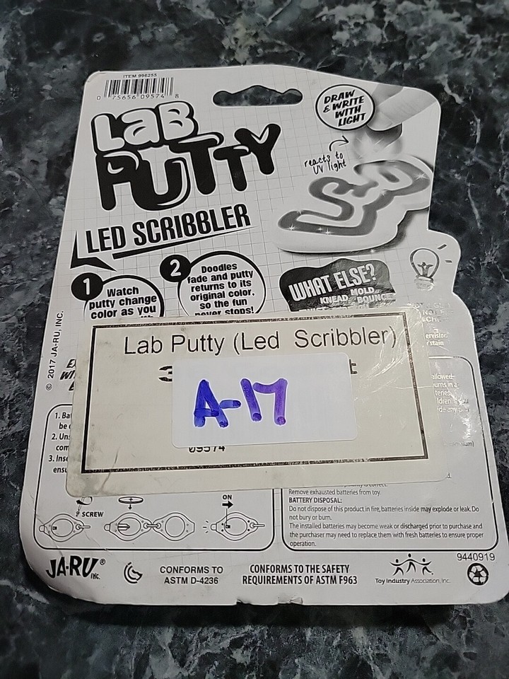 Lab Putty LED Scribbler UV Light Draw & Write with Light Magic ...