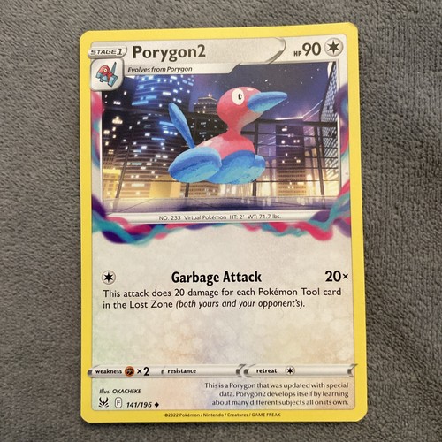 Porygon2 2022 Pokemon Card Okacheke Game Freak 141/196 | eBay