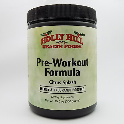 Holly Hill Health Foods, Pre-Work-Out Formula, Citrus Splash, 10.6 ...