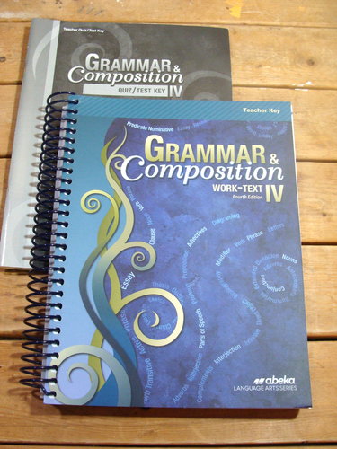 Grammar & Composition IV (A Beka Book) Abeka 4th Ed Homeschool Teacher ...