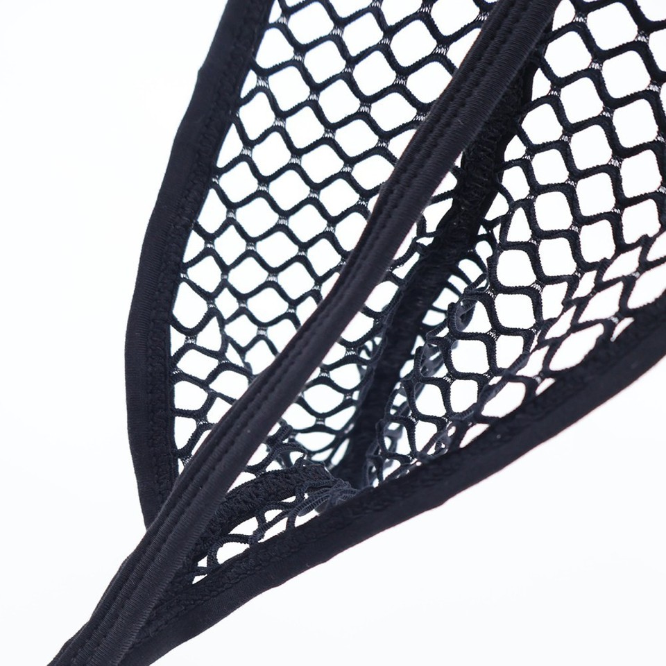 Minimal Coverage Intimate Moments Men Mesh Thong Mesh Pouch Sheer ...