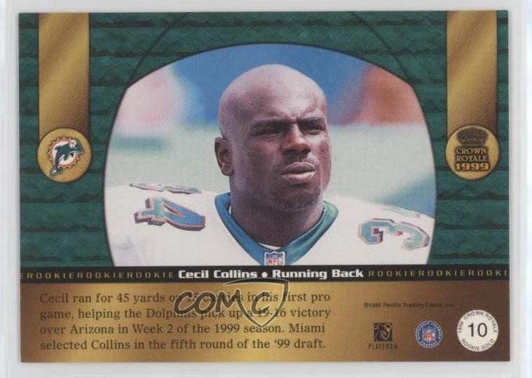 1999 Pacific Crown Royale Rookie Gold Cecil Collins #10 RC | eBay