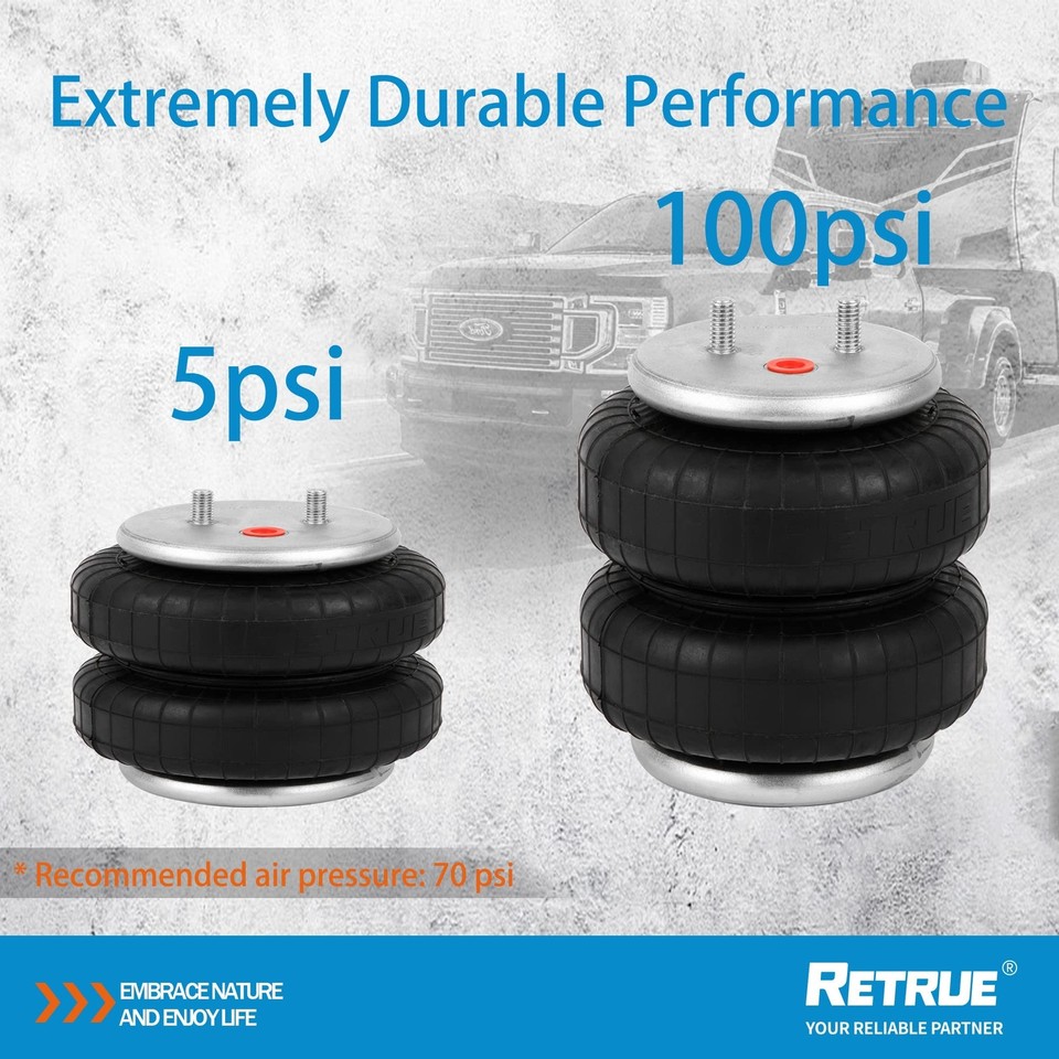 Rear Air Bags Suspension Kit for 2015-2023 Ford F150 Truck Towing, 5000 ...