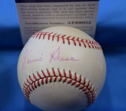 Jimmie Reese Psa Dna Coa Autograph American League Oal Hand Signed ...