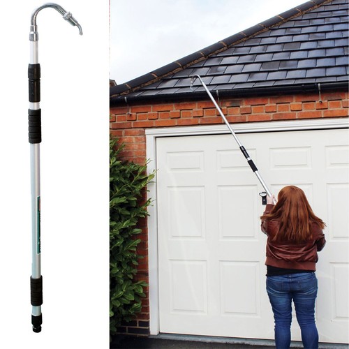 Large Telescopic Extendable Gutter Cleaner Pole Pipe Water Drain Roof ...