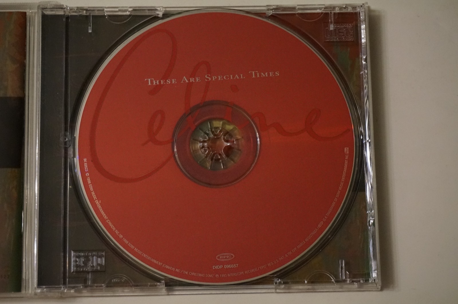Celine Dion : These Are Special Times CD Compact Disc SELF TITLED MINT ...