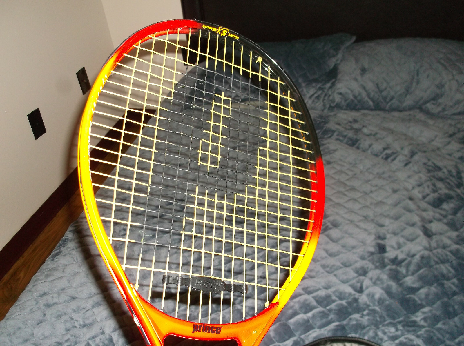 PRINCE SYNERGY S SERIES POWER PRO TENNIS RACQUET 27" w case EXCELLENT ...