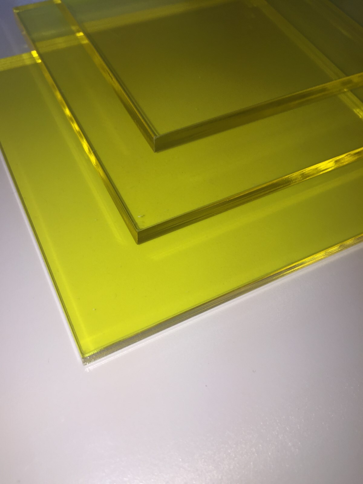 PERSPEX 5mm THICK YELLOW 2202 TINTED ACRYLIC PLASTIC CUT TO SIZE | eBay UK