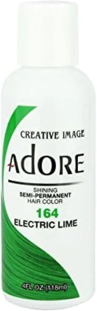 Adore Shining Semi Permanent Hair Color ELECTRIC LIME 164- 4oz, 118mL ...