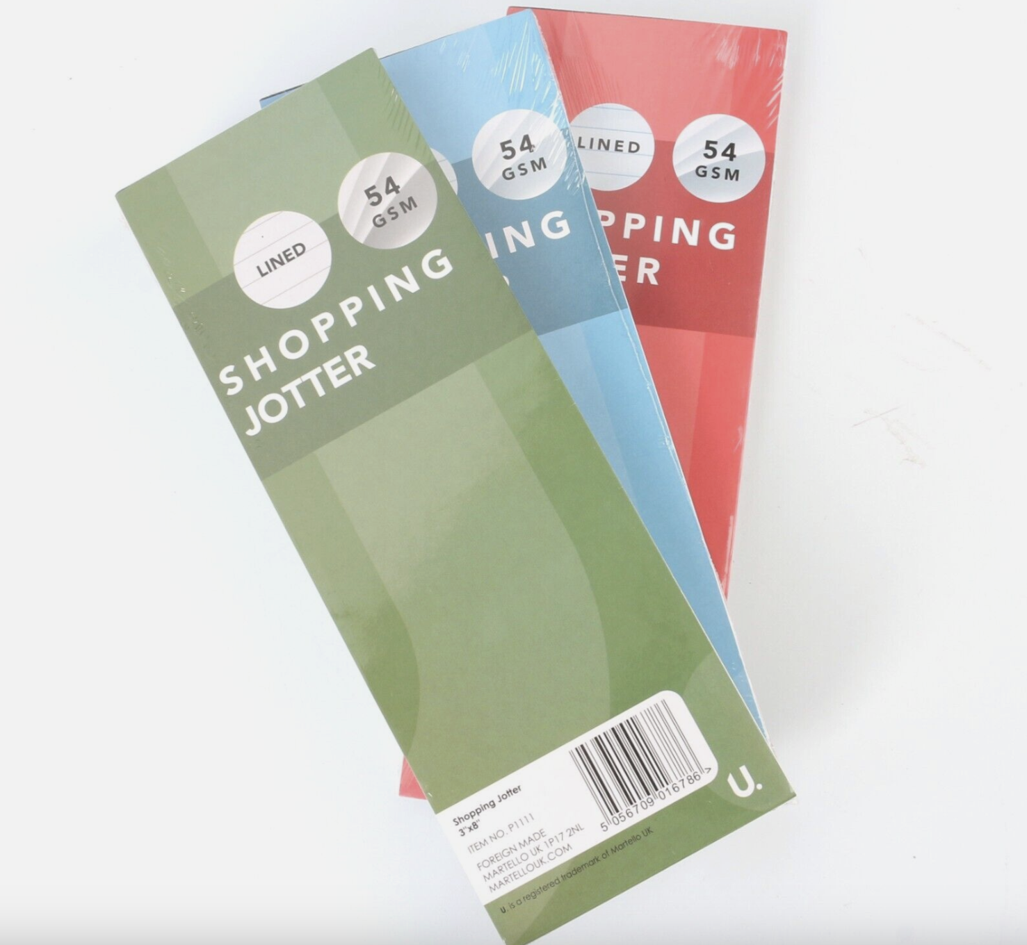 Shopping Jotter List Making Memo Pad Lined Notepad Ruled Paper Notes ...