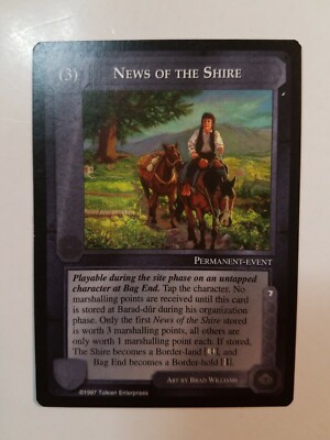 MIDDLE-EARTH CCG MECCG NEWS OF THE SHIRE THE LIDLESS EYE LE MELE RARE ...