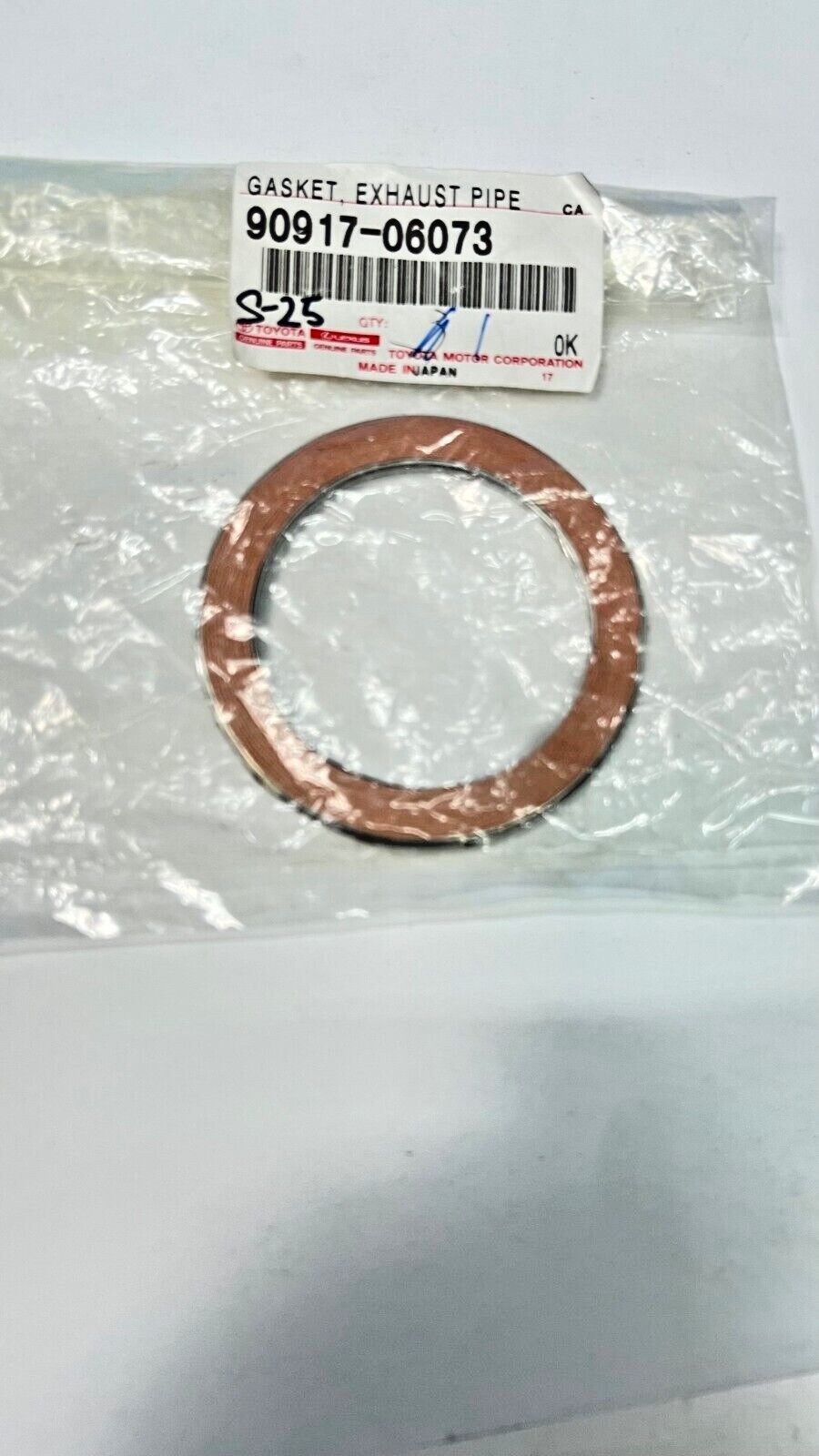 Genuine Toyota & Lexus (1990-2005) 9008043026 Tail Pipe Gasket 90917 ...