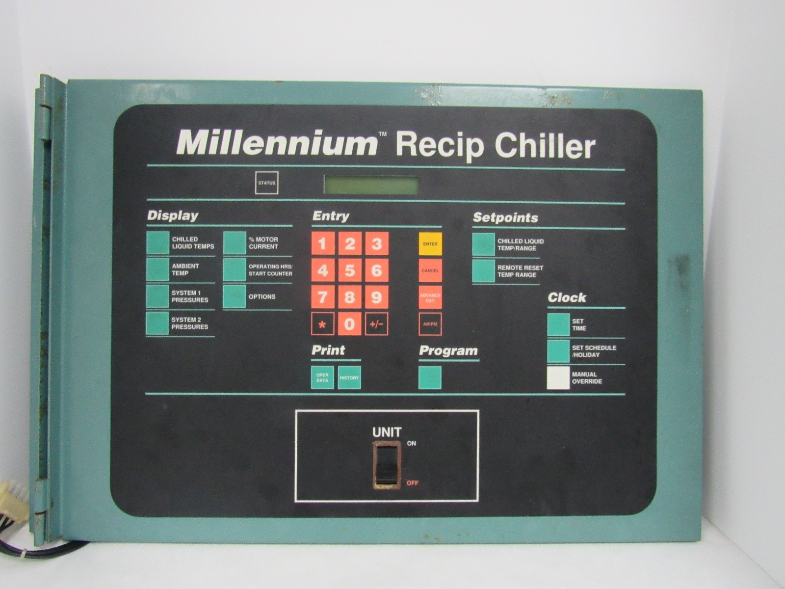 YORK MILLENNIUM RECIP CHILLER CONTROL PANEL INTERFACE 024-25504-000 REV ...