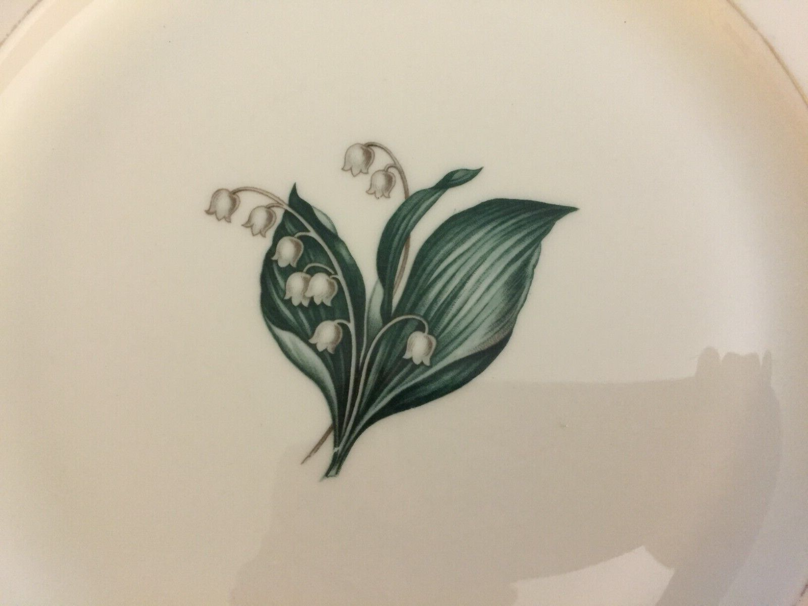 FREDERIK LUNNING, NYC 10 3/4 Inch Lily of the Valley DINNER PLATE | eBay