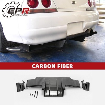 For Nissan Skyline R33 GTR TS-Style Type2 Carbon Fiber Rear Diffuser ...