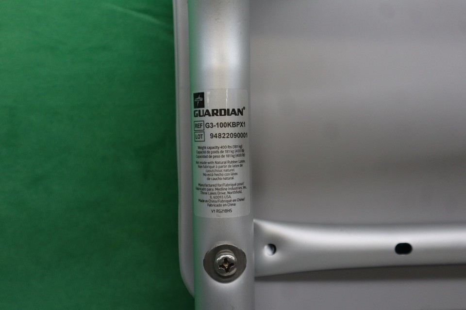 Medline Padded Transfer Bench, Suction Cup Feet, Side Arm, Supports up ...