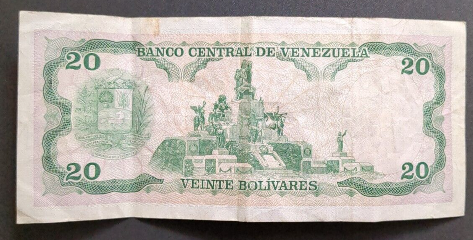 Venezuela Note 20 Bolivares 1981 | eBay