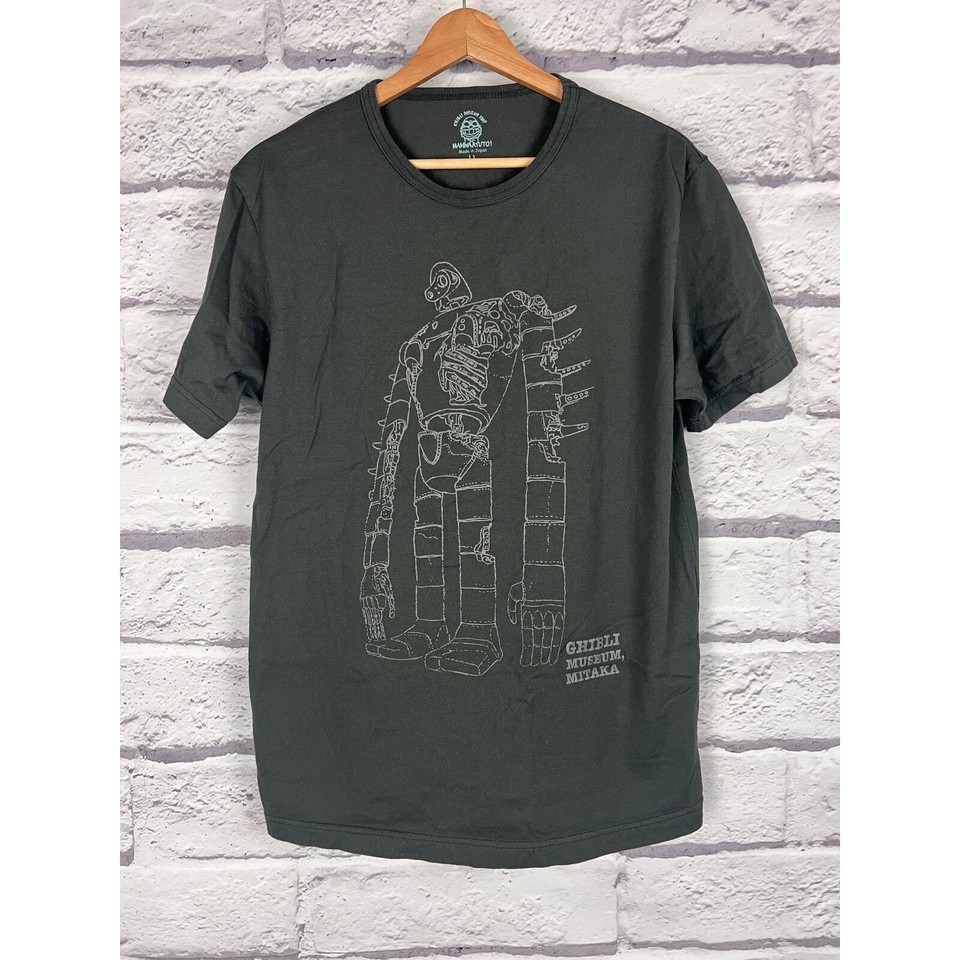 STUDIO GHIBLI Women's L Gray Mitaka Museum Shop Mamma Aiuto Japan Anime ...