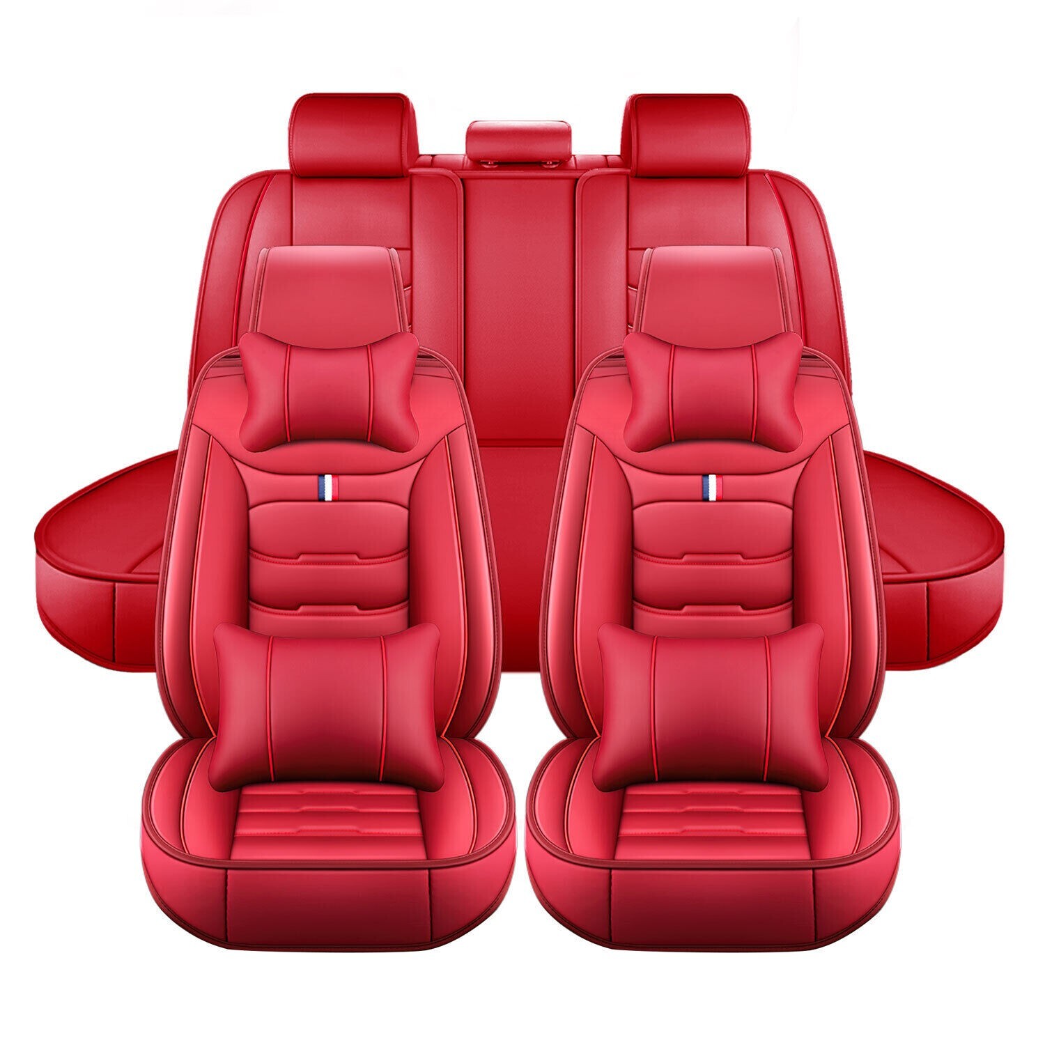 Car Seat Covers for Lincoln MKC MKX MKZ Nautilus 5 Seat PU Leather Full ...