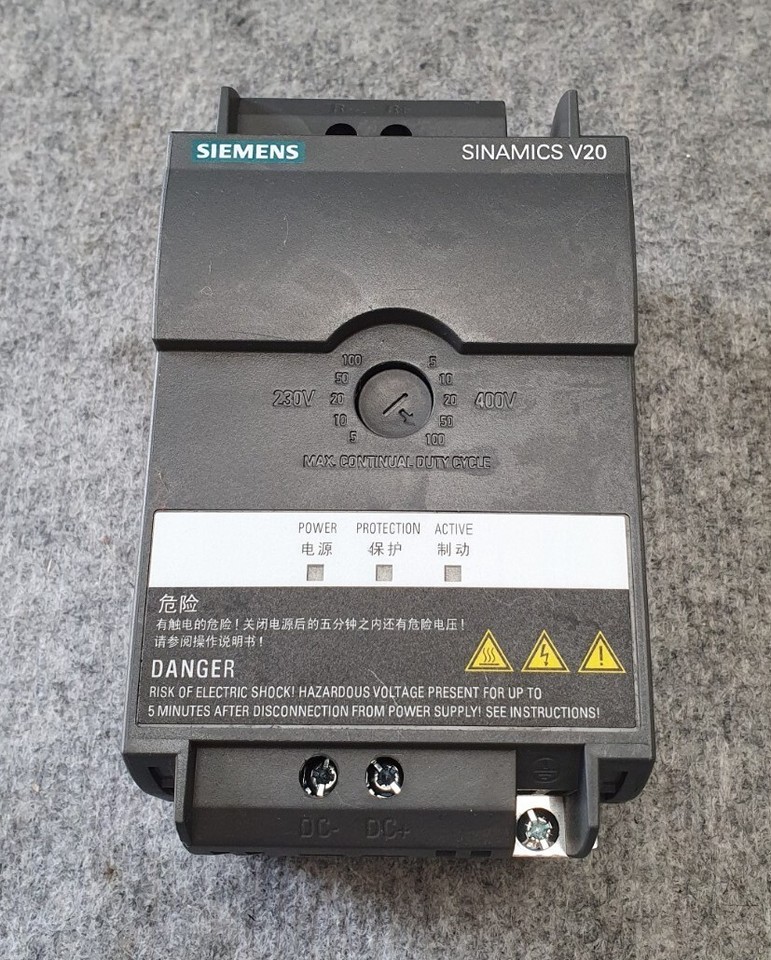 SIEMENS SINAMICS V20 Braking Module 6SL3 201-2AD20-8VA0 | eBay