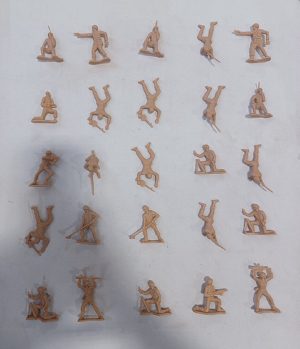 Lot of 25 2" Tan Army Men Set B | eBay