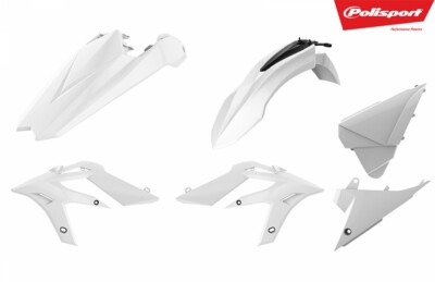 Beta Plastics Kit X trainer 250 300 2015 - 2019 All White Enduro 90785 ...