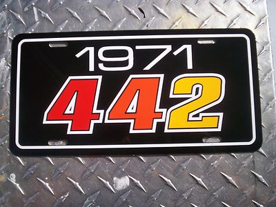 1971 Olds 442 license plate tag 71 Oldsmobile W30 W31 Classic Muscle ...