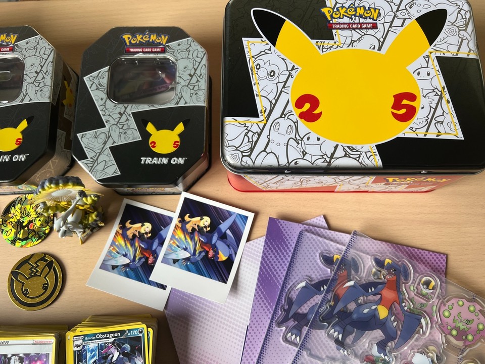 HUGE BULK POKEMON LOT - Holo Foil Tins Coins Stickers Figures Hits ...