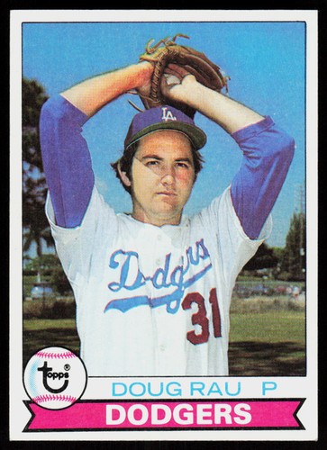 1979 Topps Doug Rau #347 BASEBALL Los Angeles Dodgers | eBay