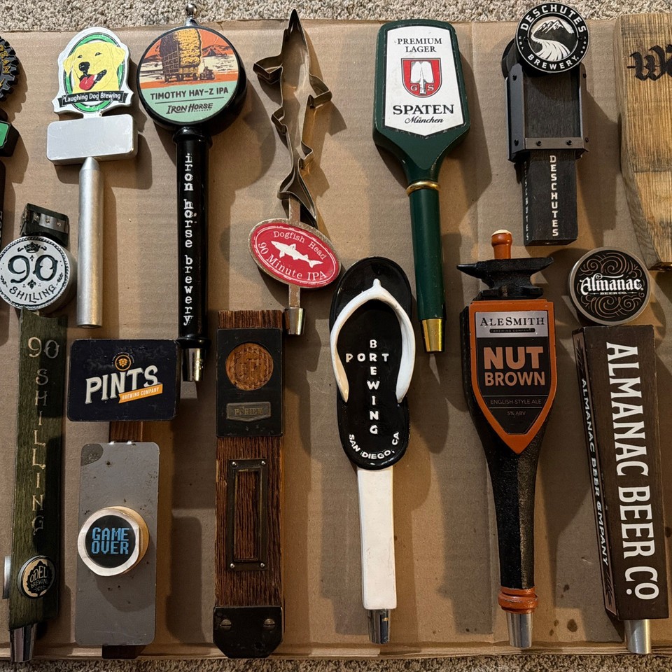 Beer Tap Handles, Draft Pulls, Lot of 24! Pfriem, Alesmith, Rogue ...