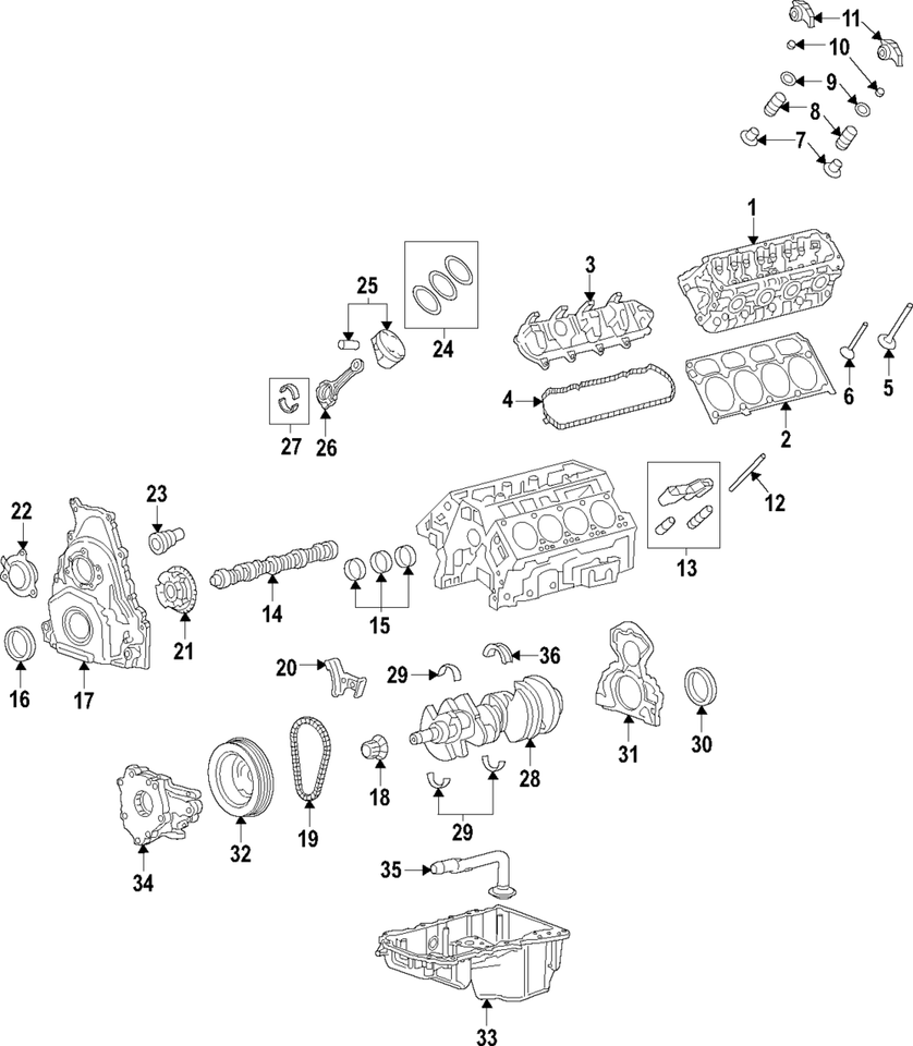Genuine GM Crankshaft 12732518 | eBay