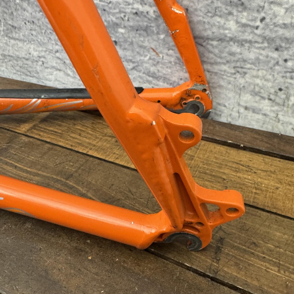 Vintage Salsa Las Cruces Scandium Cyclocross Bike Frame Orange 700c ...