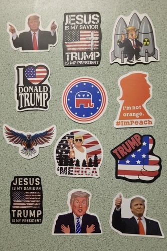 Lot 5 Random Donald Trump Stickers Maga And Merica USA Make America ...