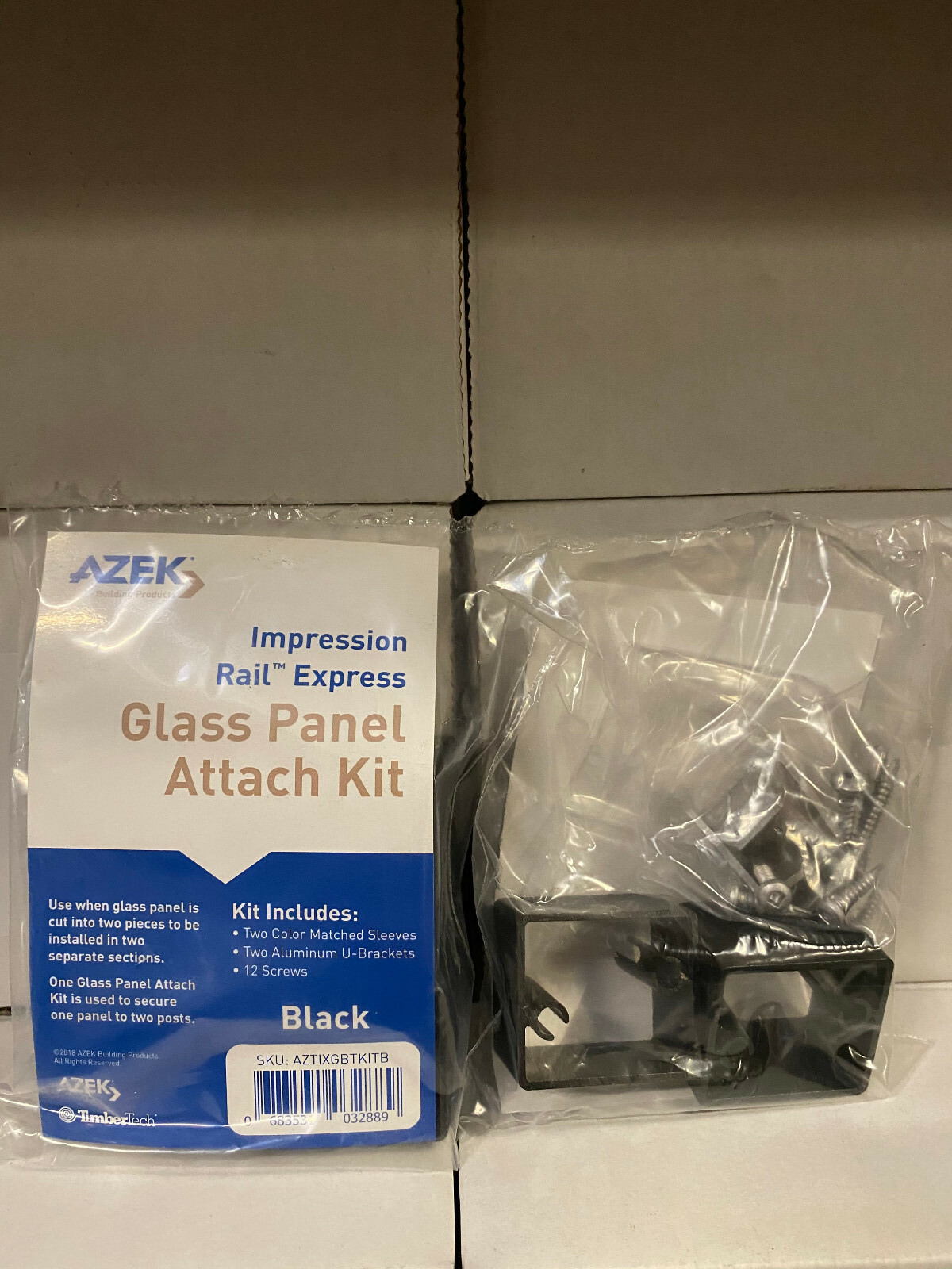 Impression Rail Express Glass Panel Attach Kit Color: Black | eBay