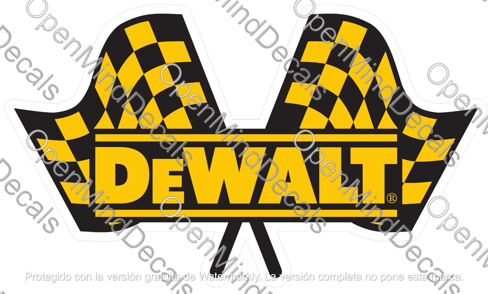 DEWALT TOOLS RACING STICKER DECAL MECHANIC TOOLBOX SIGN CHEST USA | eBay