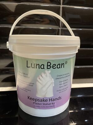 Luna Bean Keepsake Hands Casting Kit | DIY Plaster Statue Molding Kit ...