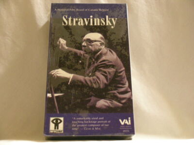 IGOR STRAVINSKY Stravinsky CBC Symphony Orchestra VAI SEALED VHS tape ...