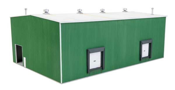 HO Scale Walthers Cornerstone 933-4080 Steel Warehouse Building Kit | eBay