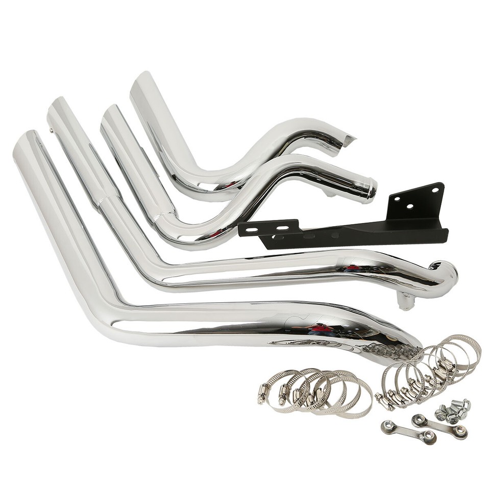 Shortshots Staggered Pipes Exhaust Set Fit For Harley Sportster Iron ...