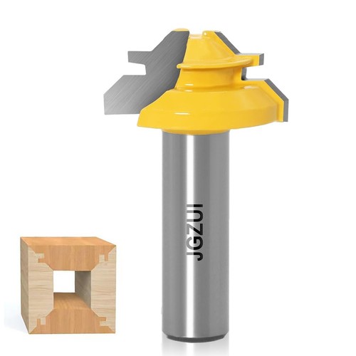 45 Degree Lock Miter Router Bit 1/2 Inch Shank.Woodworking Tools Joint ...
