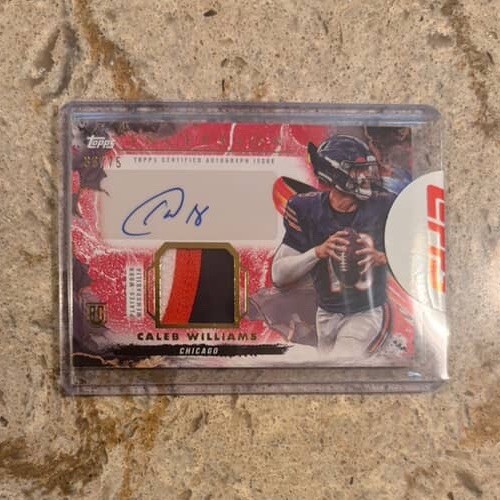 2024 Topps Inception Caleb Williams RC Rookie Patch Auto RPA Magenta ...