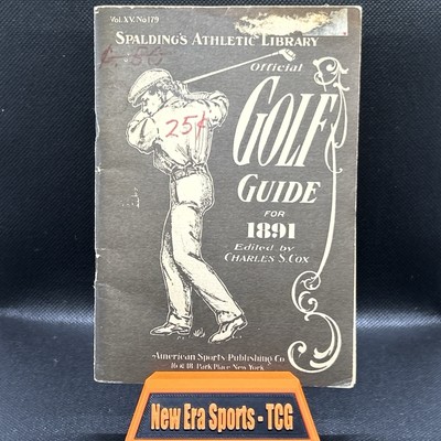 1891 Spalding’s Athletic Library Official Golf Guide Vol.XV.No179 | eBay