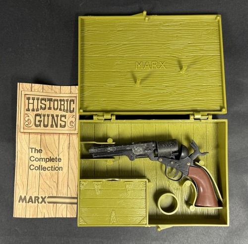 Vintage MARX Stagecoach Pistol E-7715 Historic Guns Collection Toy w ...