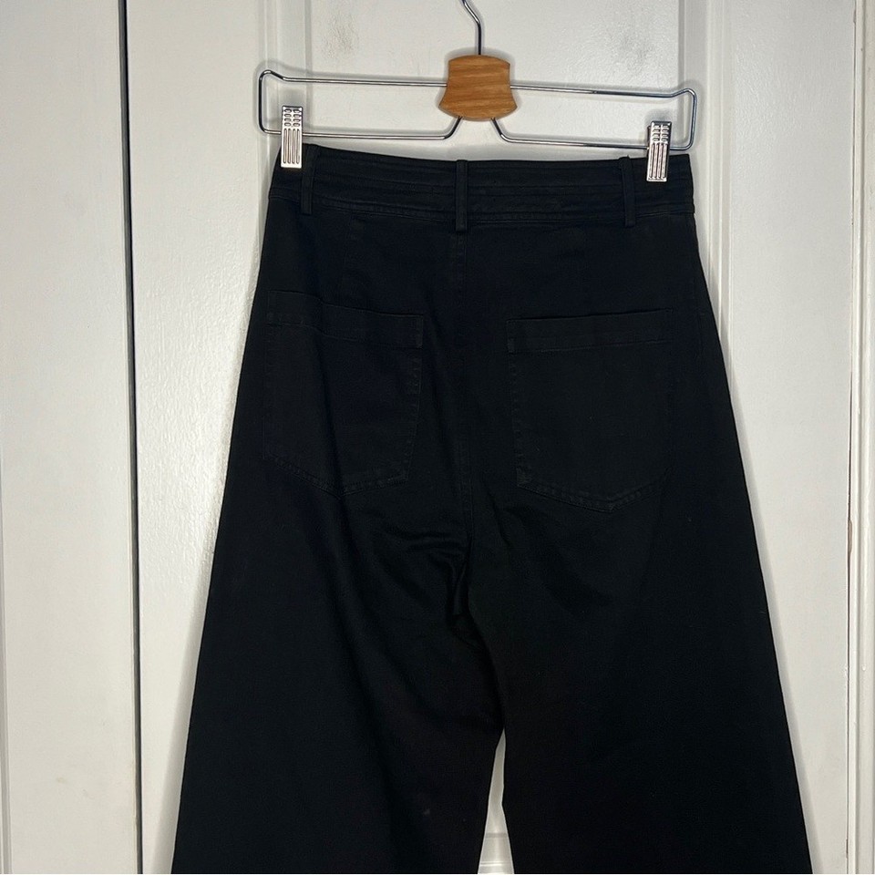 Apiece Apart CLASSIC MERIDA PANT Black Size 2 Cropped Wide Leg | eBay