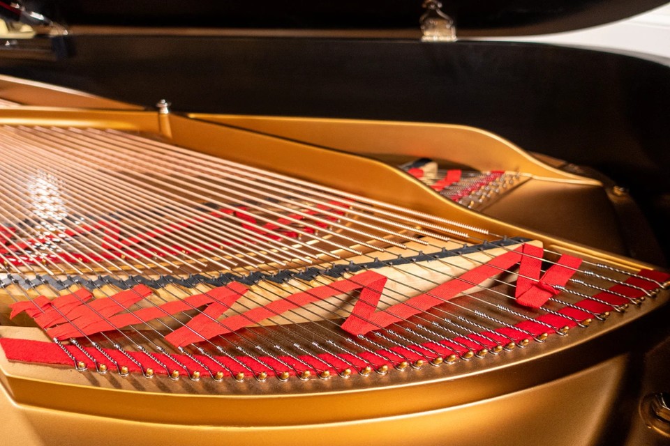 Steinway A3 Grand Piano 6'4" Ebony Satin Used 1921 Rare Stretched A ...