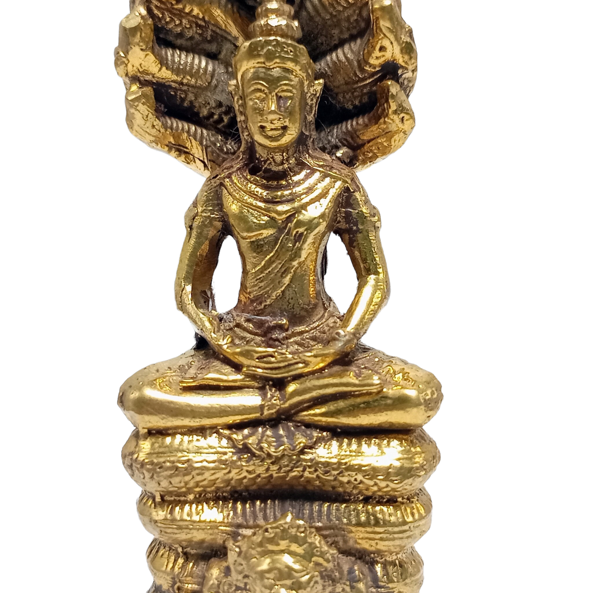 Naga Hindu Religious Black Stone Naga Raani Statue, For Exterior Decor