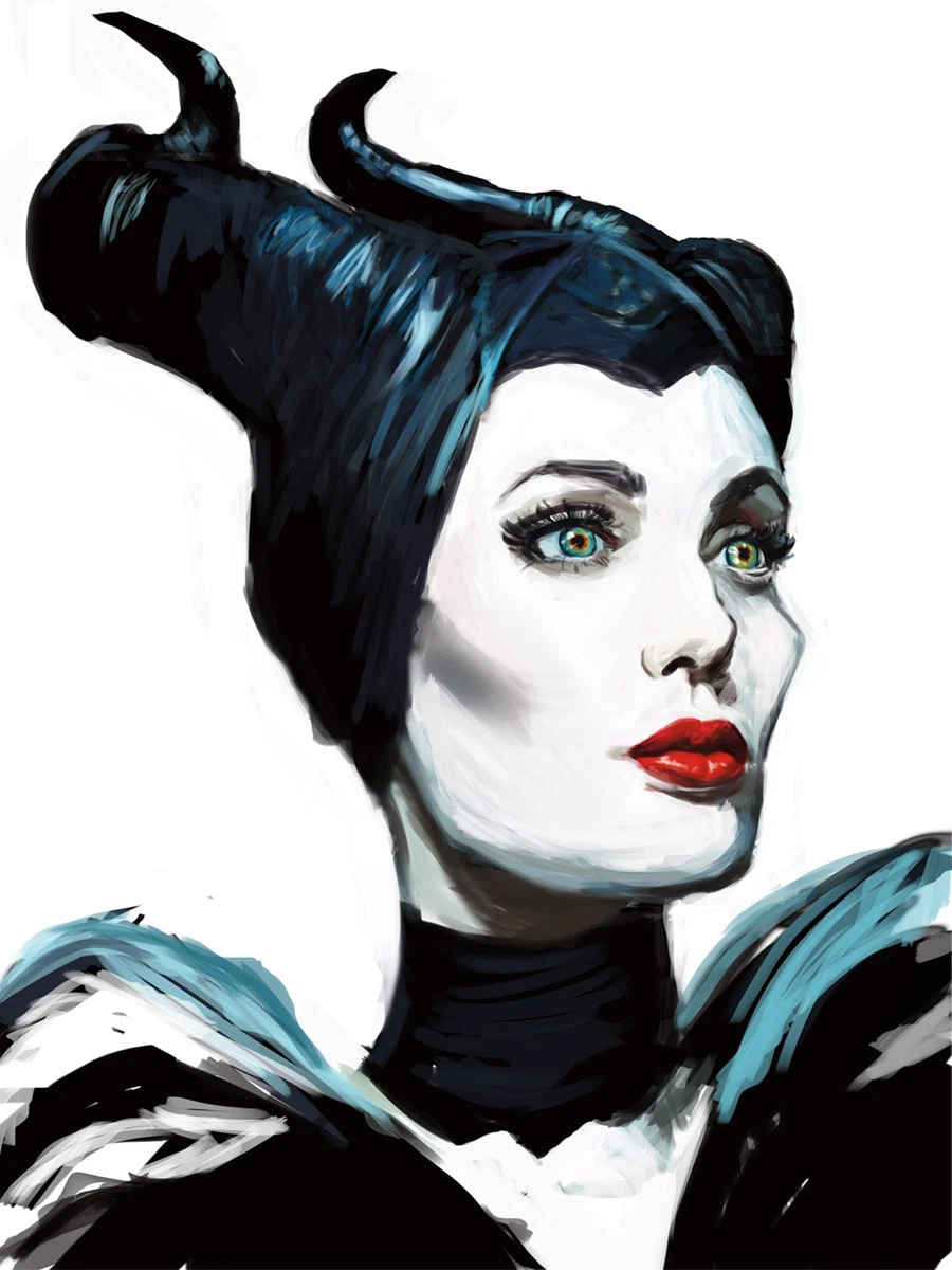 Maleficent Painting
