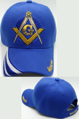 Mason Baseball Cap Blue Masonic Logo Hat Masons Emblem Freemasons ...